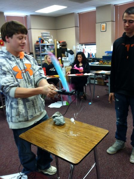 Clarendon ISD - Algebra I Class Makes Effervescent Rockets